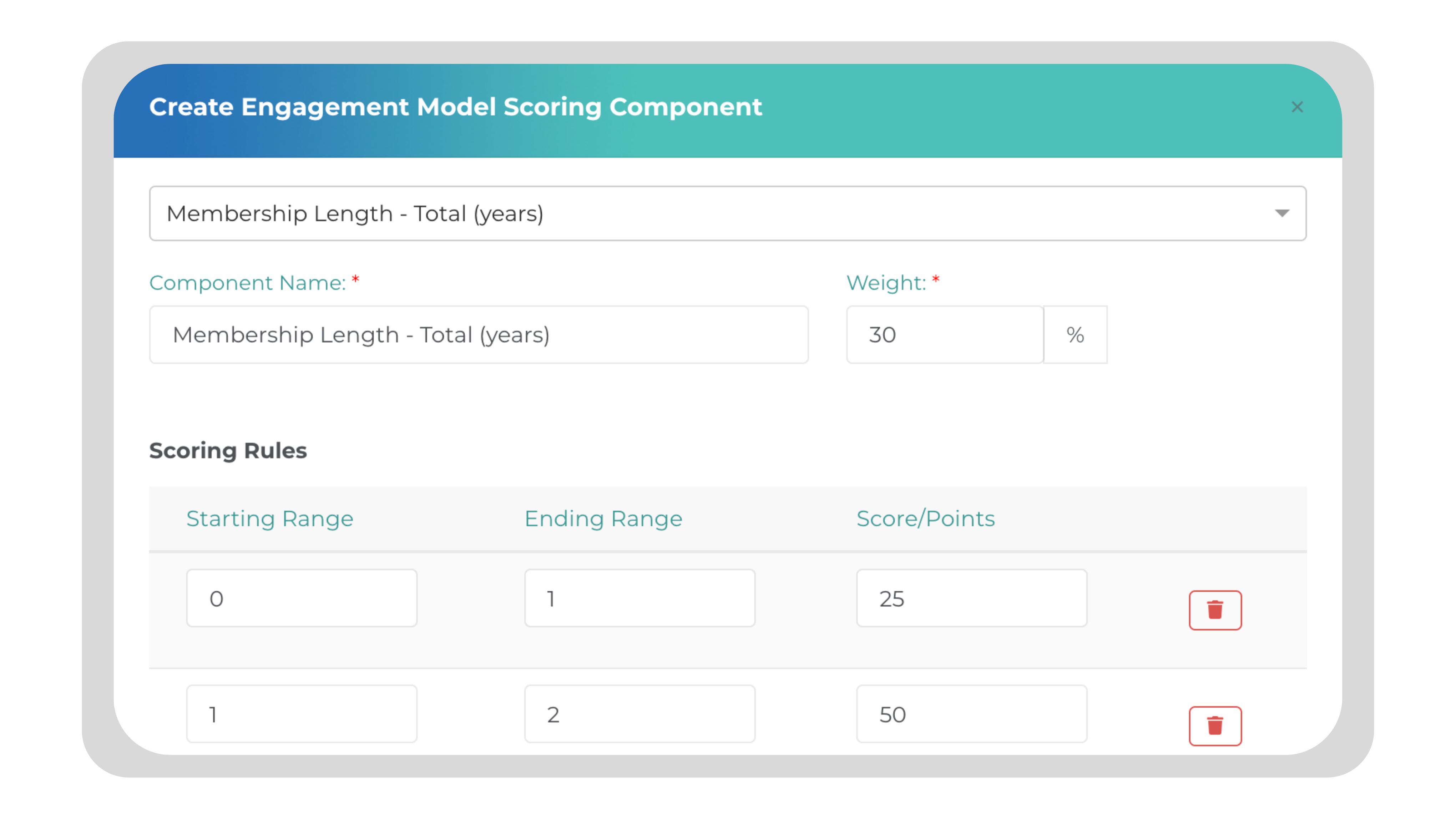 Configuring Member Engagement Scoring – Rhythm Configuring Member Engagement Scoring – Rhythm